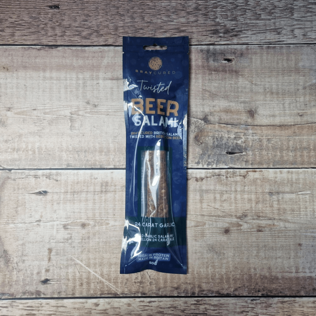 Beer Salami - Made with Rebellion Beer Company Ale – Bray Cured