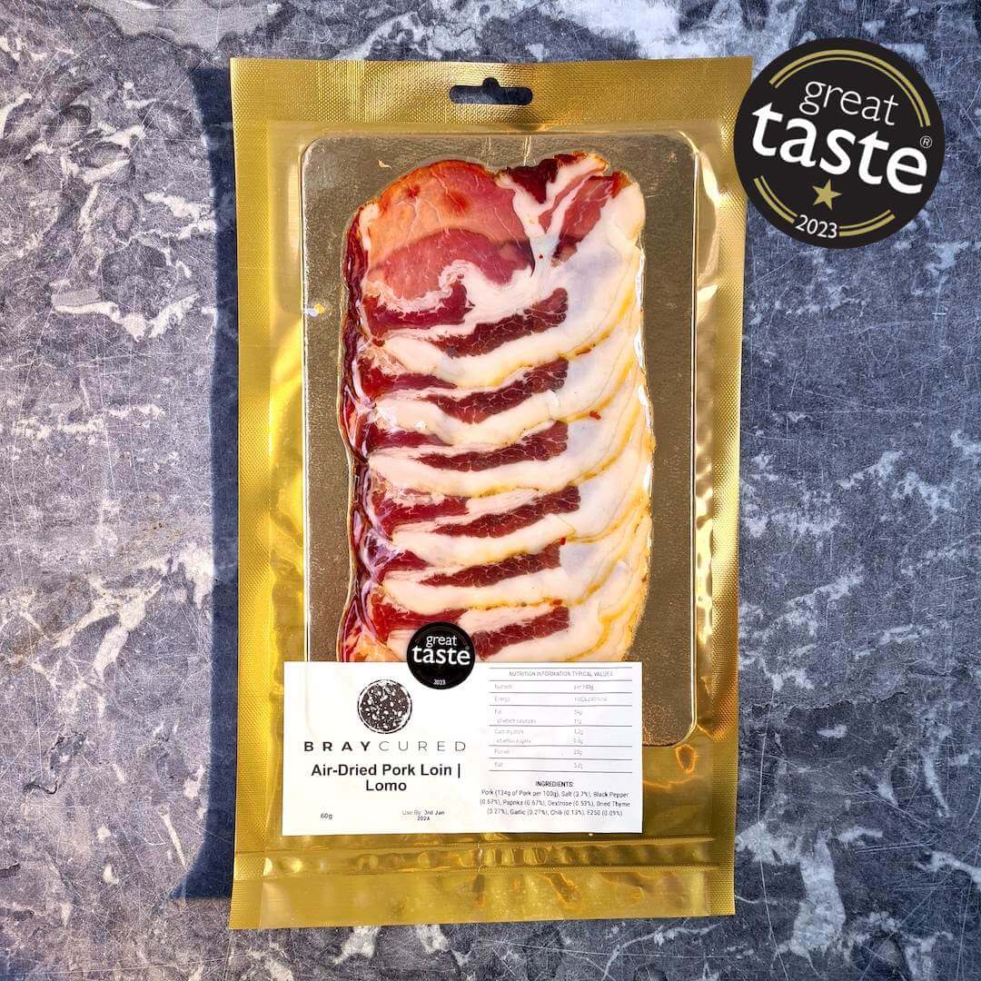 British Lomo, Sliced Cured Pork Loin by Bray Cured